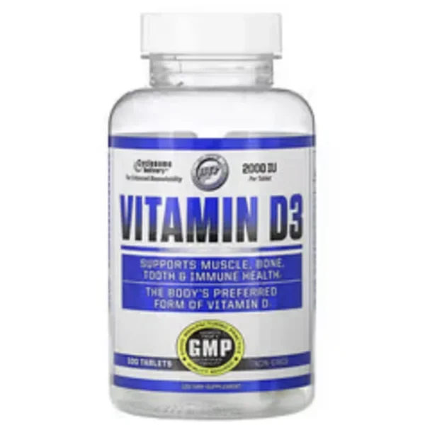 Hi-Tech Vitamin D3 100 Tabletas – Suplementos Zacatecas